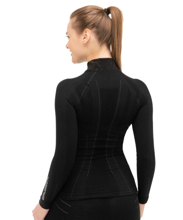 Bluza damska z wełną merynosa EXTREME WOOL - Brubeck